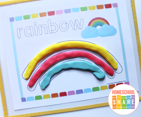Free Weather Playdough Mats - Homeschool Share