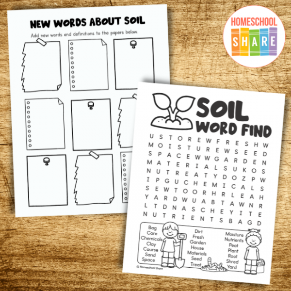 Soil Notebook Pages - Homeschool Share