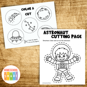 Space Fine Motor Printables - Homeschool Share