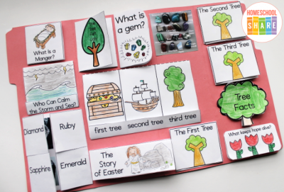 The Tale of Three Trees Activities & Lapbook - Homeschool Share