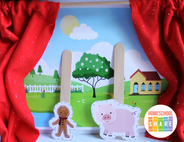 Gingerbread Man Popsicle Puppets - Homeschool Share