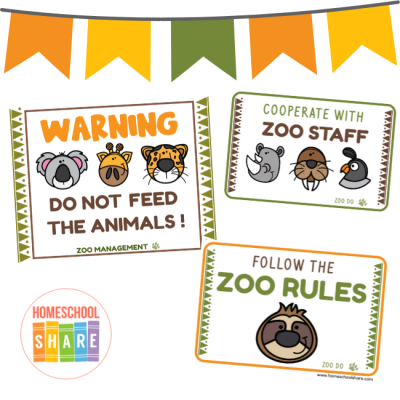Zoo Pretend Play Printables - Homeschool Share