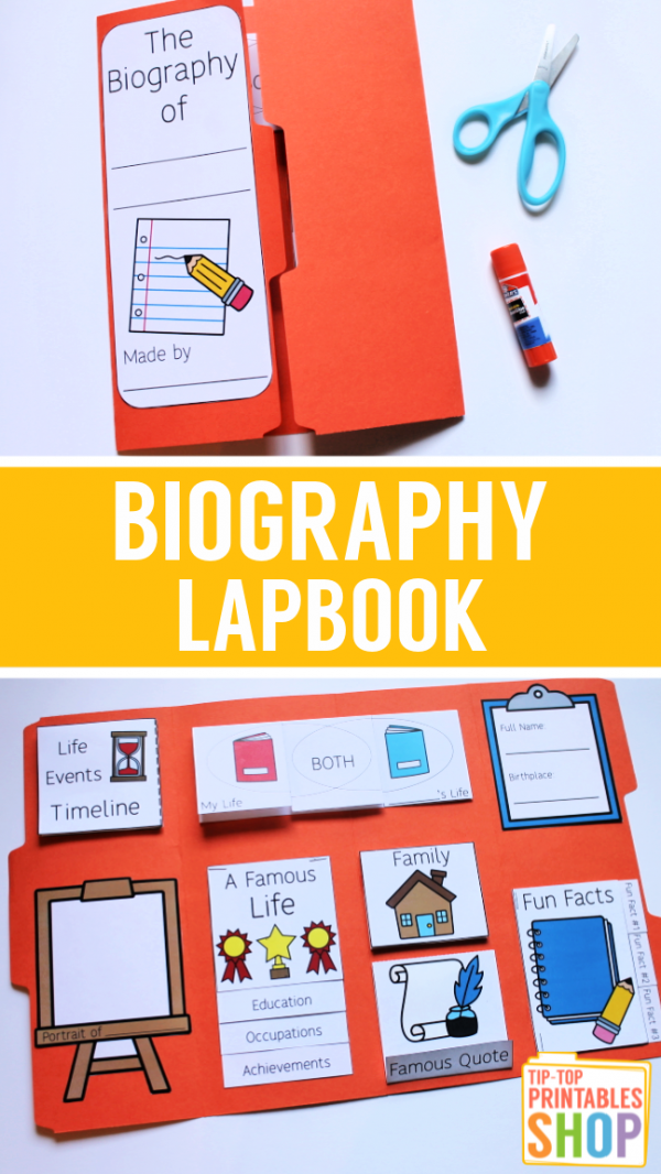 Biography Lapbook - Homeschool Share