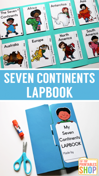 Seven Continents Lapbook - Homeschool Share