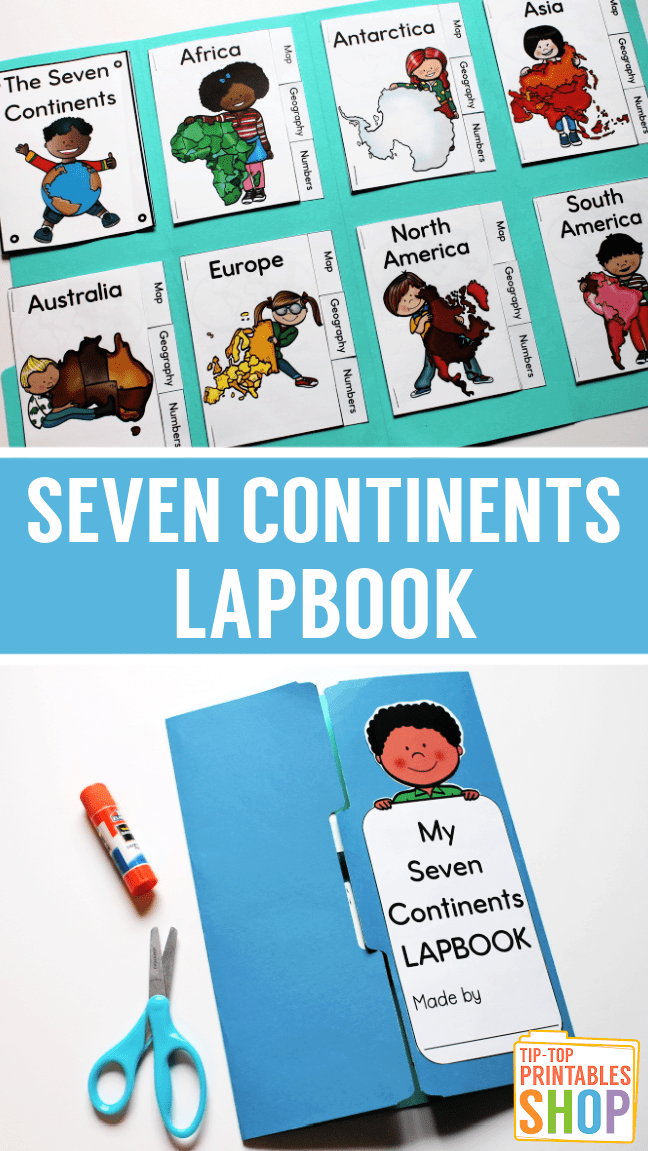 Seven Continents Lapbook - Homeschool Share