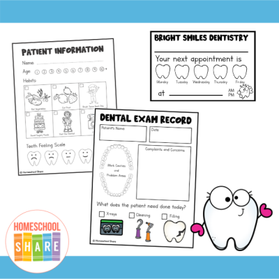 Dentist Office Dramatic Play Printables - Homeschool Share