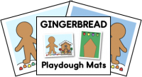 Gingerbread Playdough Mats - Homeschool Share