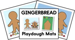 Gingerbread Playdough Mats - Homeschool Share