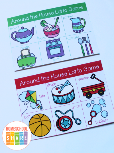 House Lotto Game - Homeschool Share