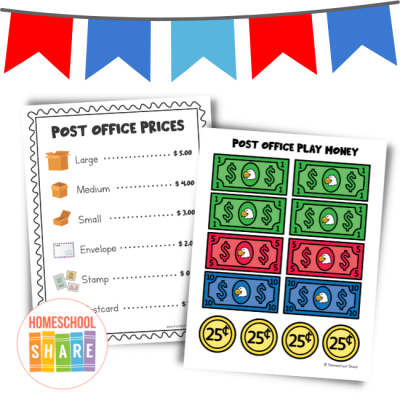 Post Office Pretend Play Printables - Homeschool Share