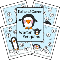 Penguin Roll and Cover Games - Homeschool Share