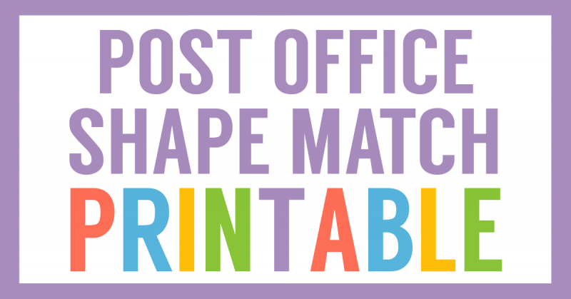 Post Office Theme for Preschool Archives - Homeschool Share