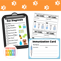 Vet Clinic Pretend Play Printables - Homeschool Share