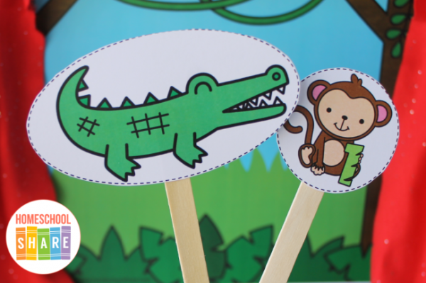 Five Little Monkeys Swinging in a Tree Printables - Homeschool Share