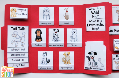 Dog Lapbook Project for Kids - Homeschool Share