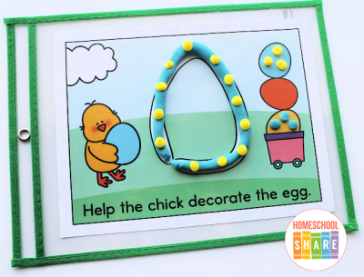 Free Easter Playdough Mats - Homeschool Share