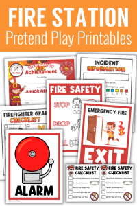 Free Fire Station Dramatic Play Printables - Homeschool Share
