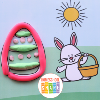 Free Easter Playdough Mats - Homeschool Share