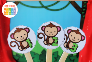 Five Little Monkeys Swinging in a Tree Printables - Homeschool Share