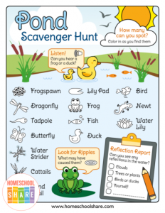 Free Printable Pond Animal Crafts - Homeschool Share
