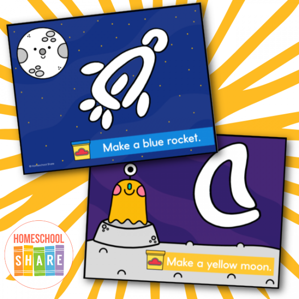 Free Space Playdough Mats - Homeschool Share