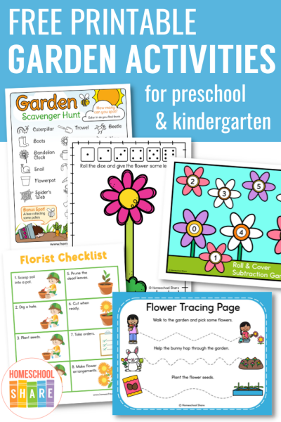 Garden Theme for Preschool and Kindergarten - Homeschool Share