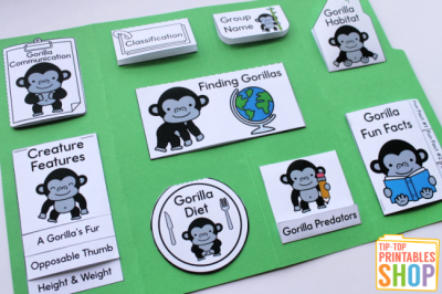 Gorilla Lapbook - Homeschool Share
