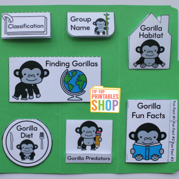 Gorilla Lapbook - Homeschool Share