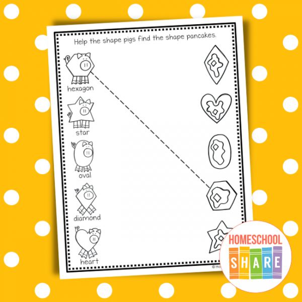 Free If You Give a Pig a Pancake Printable - Homeschool Share