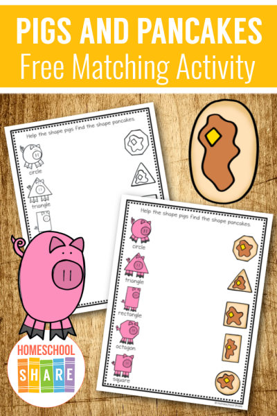 Free If You Give a Pig a Pancake Printable - Homeschool Share
