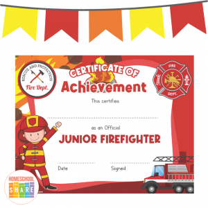 Free Fire Station Dramatic Play Printables - Homeschool Share