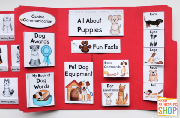 Dog Lapbook Project for Kids - Homeschool Share