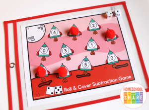 Space Roll and Cover Games - Homeschool Share