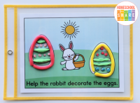Free Easter Playdough Mats - Homeschool Share