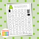 Frog Shape Mazes - Homeschool Share