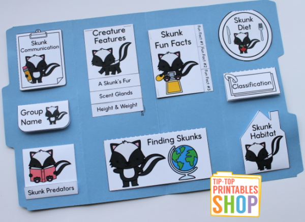 Skunk Lapbook - Homeschool Share