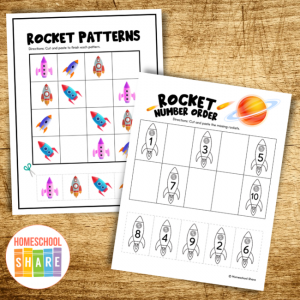 Space Themed Math Printables - Homeschool Share