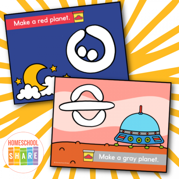 Free Space Playdough Mats - Homeschool Share