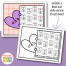 Free Valentine Roll and Cover Game Set - Homeschool Share