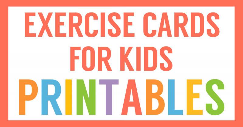 exercise cards Archives - Homeschool Share