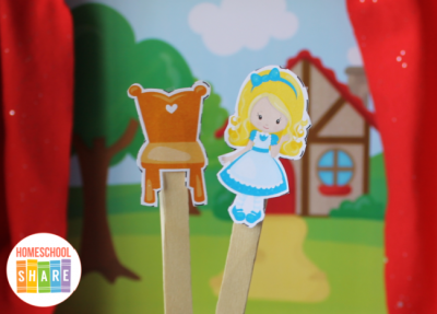 Free Goldilocks and the Three Bears Puppets Printable - Homeschool Share