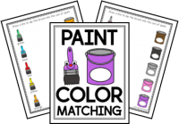 Paint Color Matching Worksheets - Homeschool Share