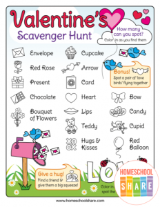 Free Valentine Roll and Cover Game Set - Homeschool Share