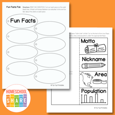 Lapbook ANY State with This State Lapbook - Homeschool Share