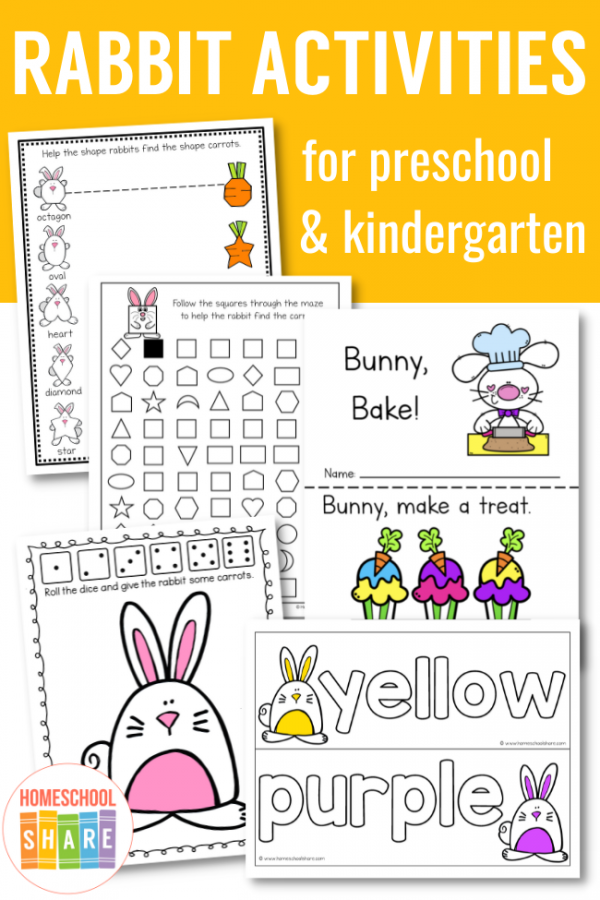 Rabbit Preschool Activities - Homeschool Share