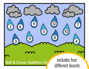 Weather Roll and Cover Games - Homeschool Share