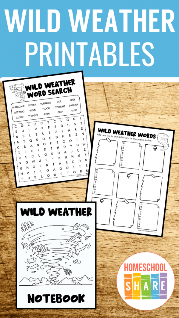 Free Extreme Weather Worksheets - Homeschool Share