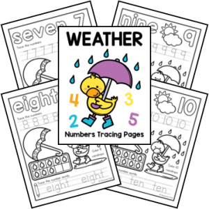 Weather Roll and Cover Games - Homeschool Share