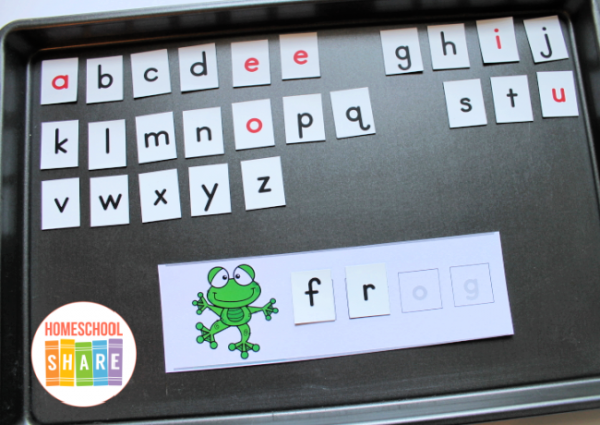 Fun Spelling Activity for Frog Words - Homeschool Share