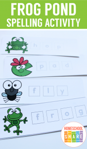 Fun Spelling Activity for Frog Words - Homeschool Share